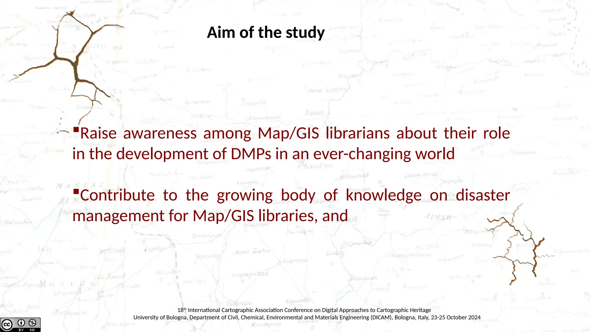 Map/GIS Libraries and Disaster Management Plans (DMPs) | PPTX