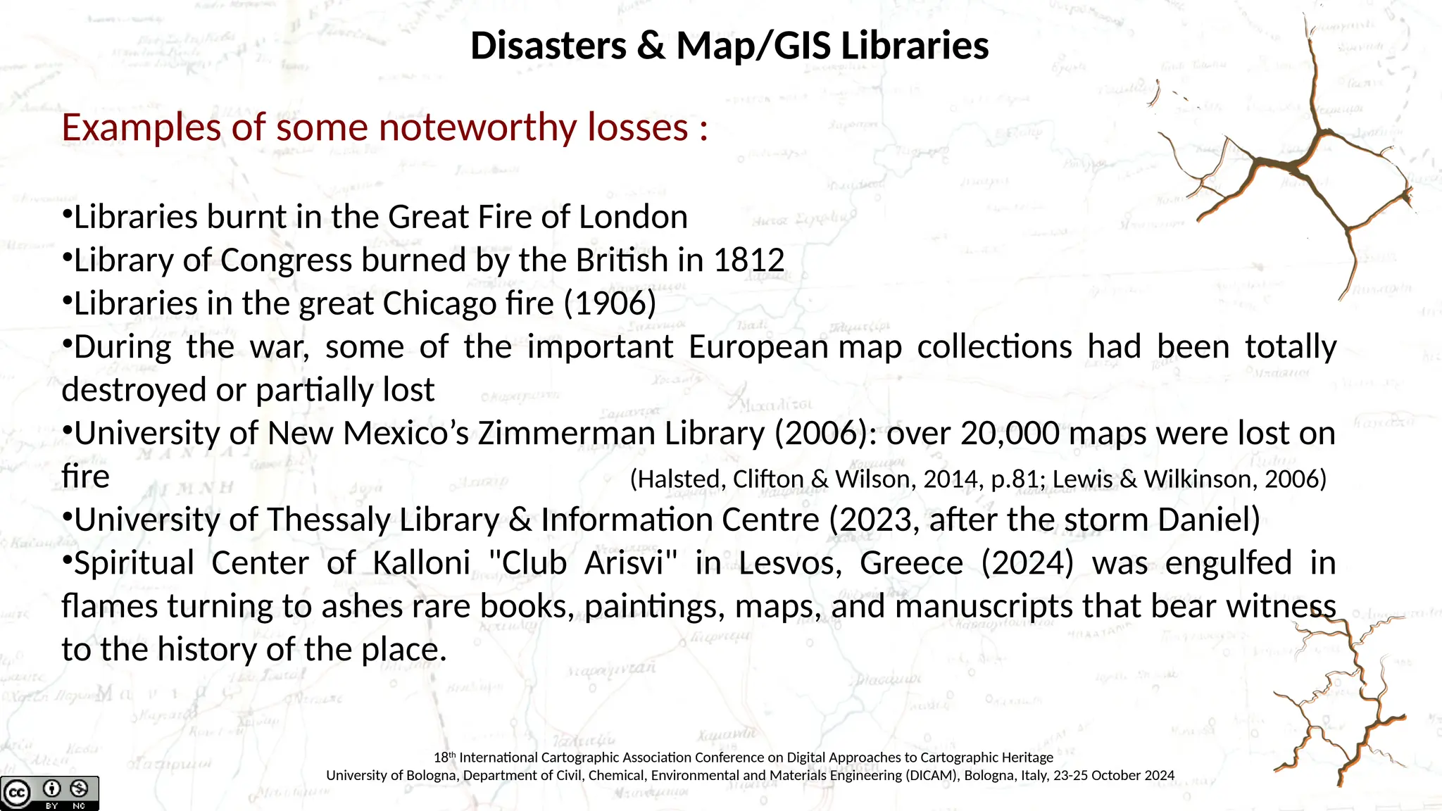 Map/GIS Libraries and Disaster Management Plans (DMPs) | PPTX
