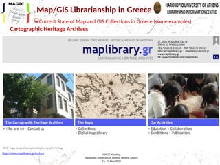 Map/GIS Librarianship in Greece: An Overview of the Current Landscape | PPT