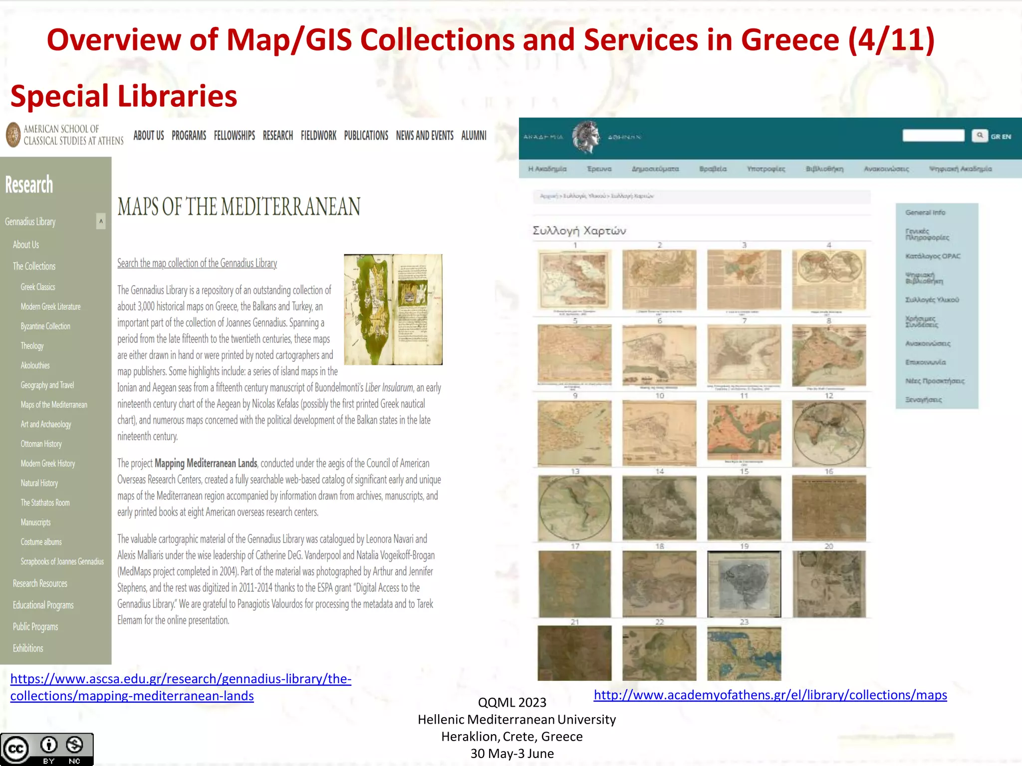 Map/GIS Libraries’ Collections and Services in Greece: Challenges and ...