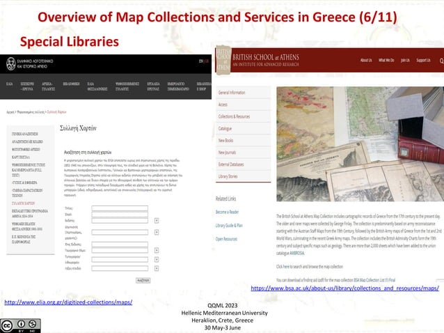 Map/GIS Libraries’ Collections and Services in Greece: Challenges and ...