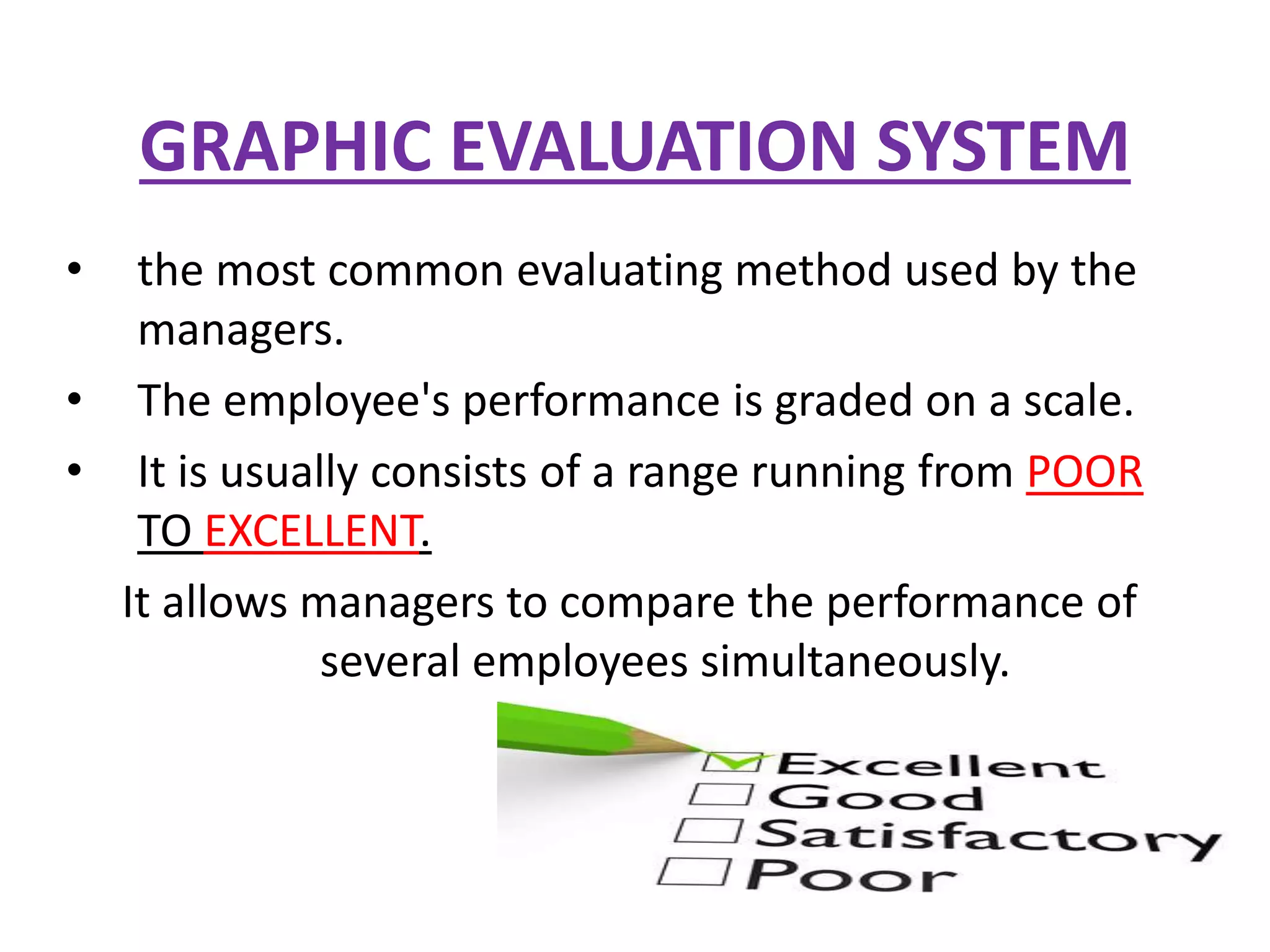 METHODS OF PERFORMANCE EVALUATION | PPTX