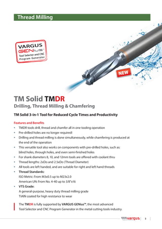 Vardex Vargus cutting tool main catalog supplement ying 081-8515451 | PDF