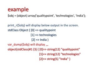 Vardump and printr in php | PPT