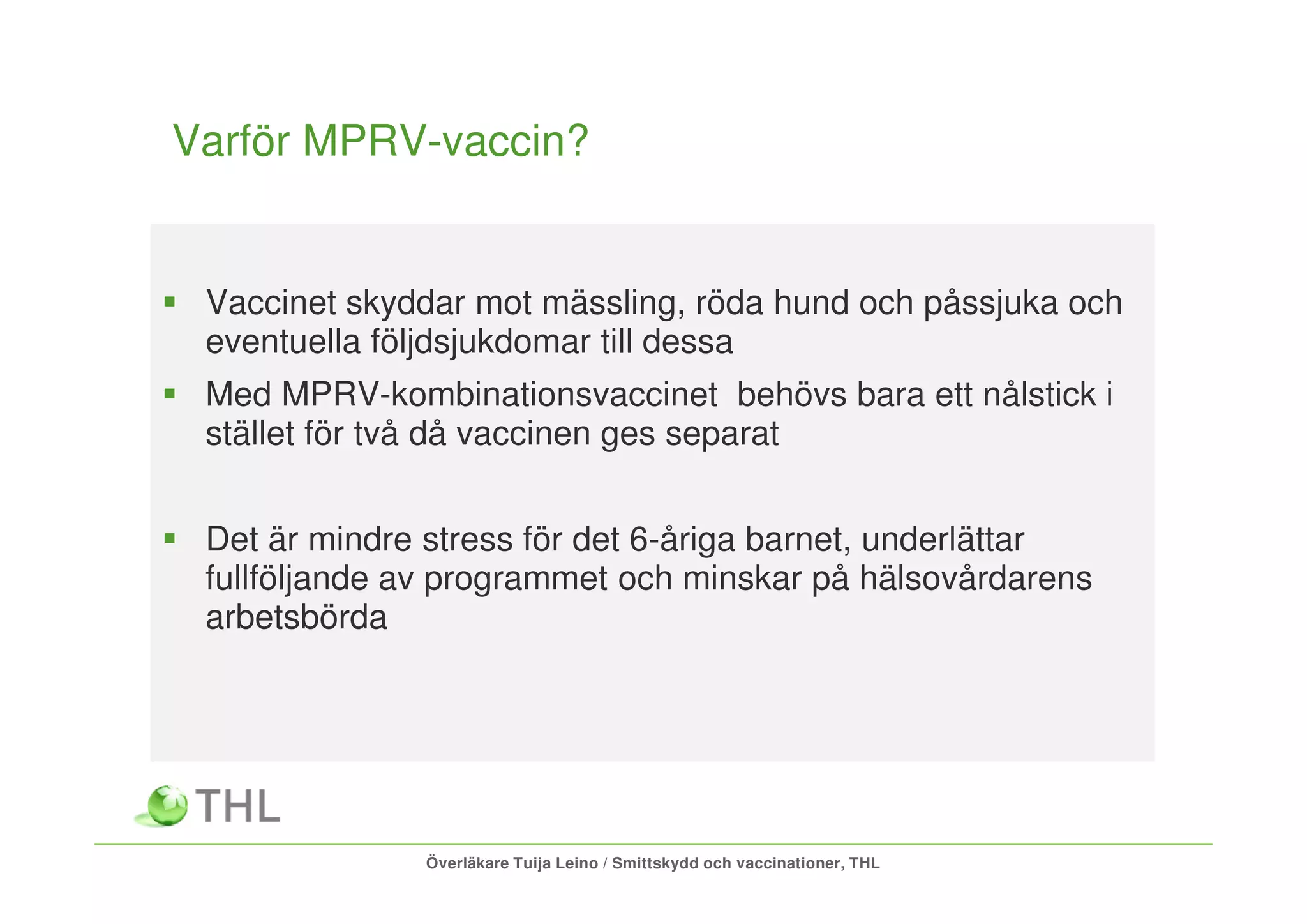MPRV-vaccin for 6-aringar | PDF