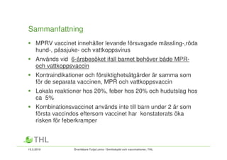 MPRV-vaccin for 6-aringar | PDF