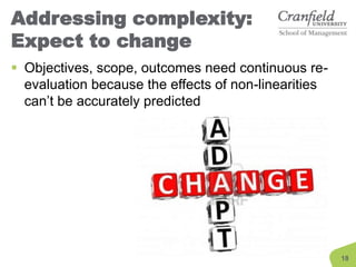 Complex project – or poorly scoped? - Dr Liz Varga | PPTX | Biological ...