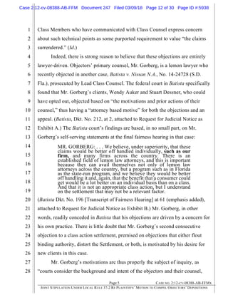 Vargas v. Ford - joint memo on plaintiffs' motion to compel deposition ...