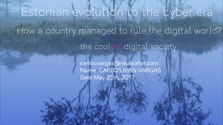 ICARUS-Meeting #19 | 5th co:op partner meeting - Carlos Vargas Alvarez del Castillo: Estonian ...