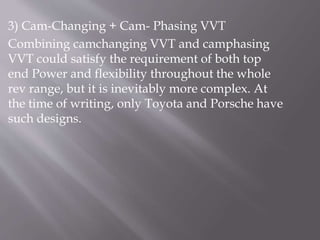 Variable Valve Timing | PPTX