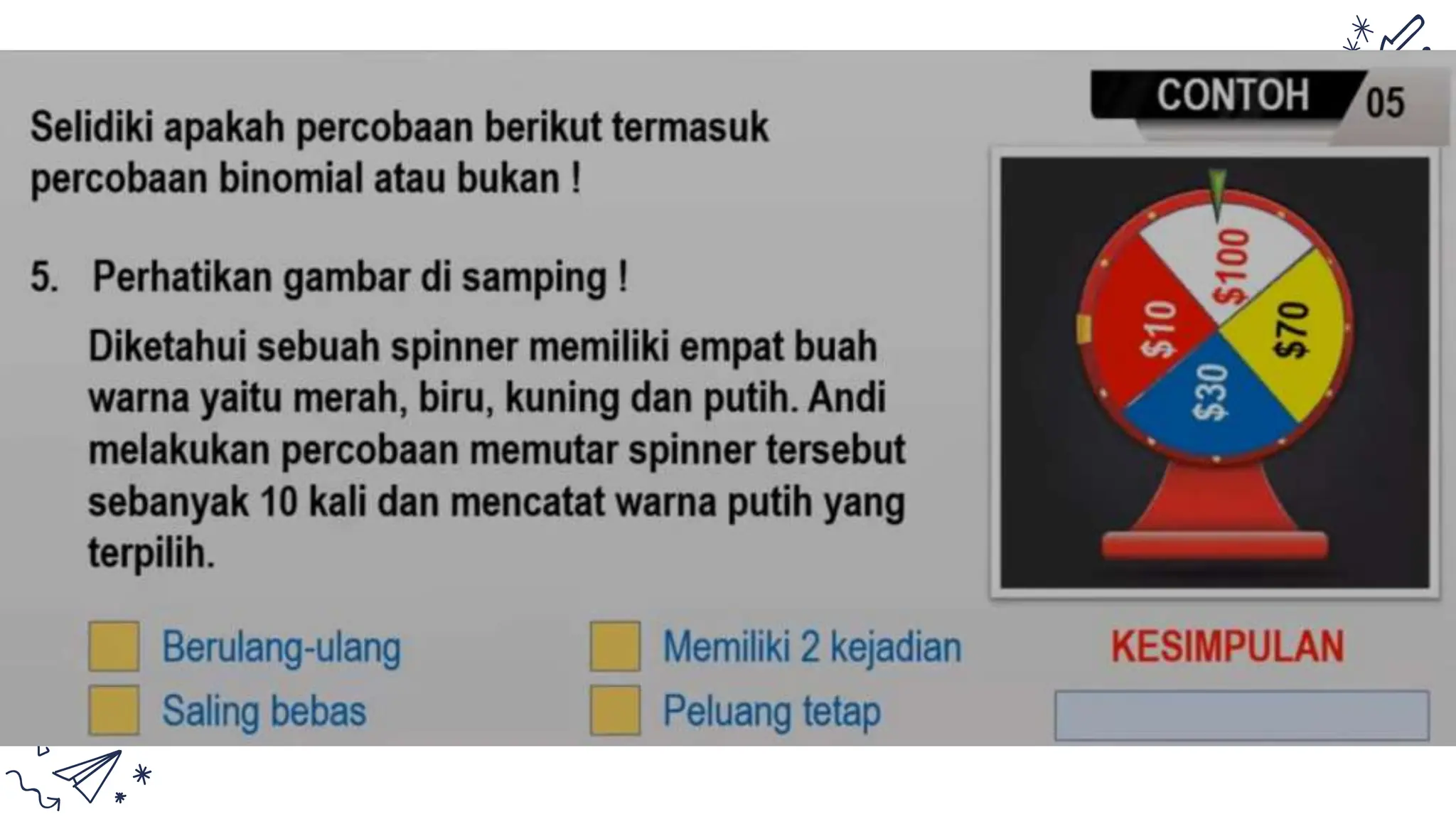 VARIABEL ACAK, DISTRIBUSI BINOMIAL DAN DISTRIBUSI NORMAL KELAS 12 OLEH ...