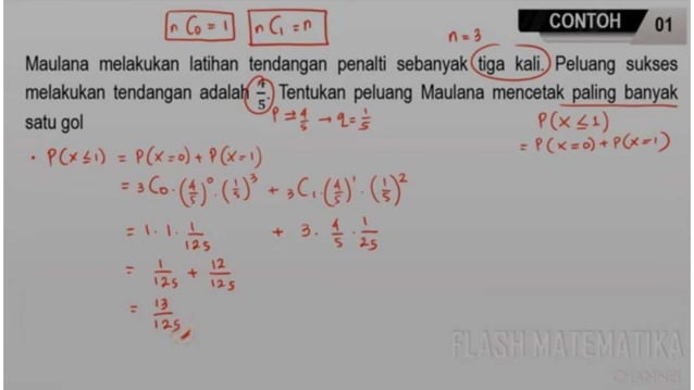 VARIABEL ACAK, DISTRIBUSI BINOMIAL DAN DISTRIBUSI NORMAL KELAS 12 OLEH ...