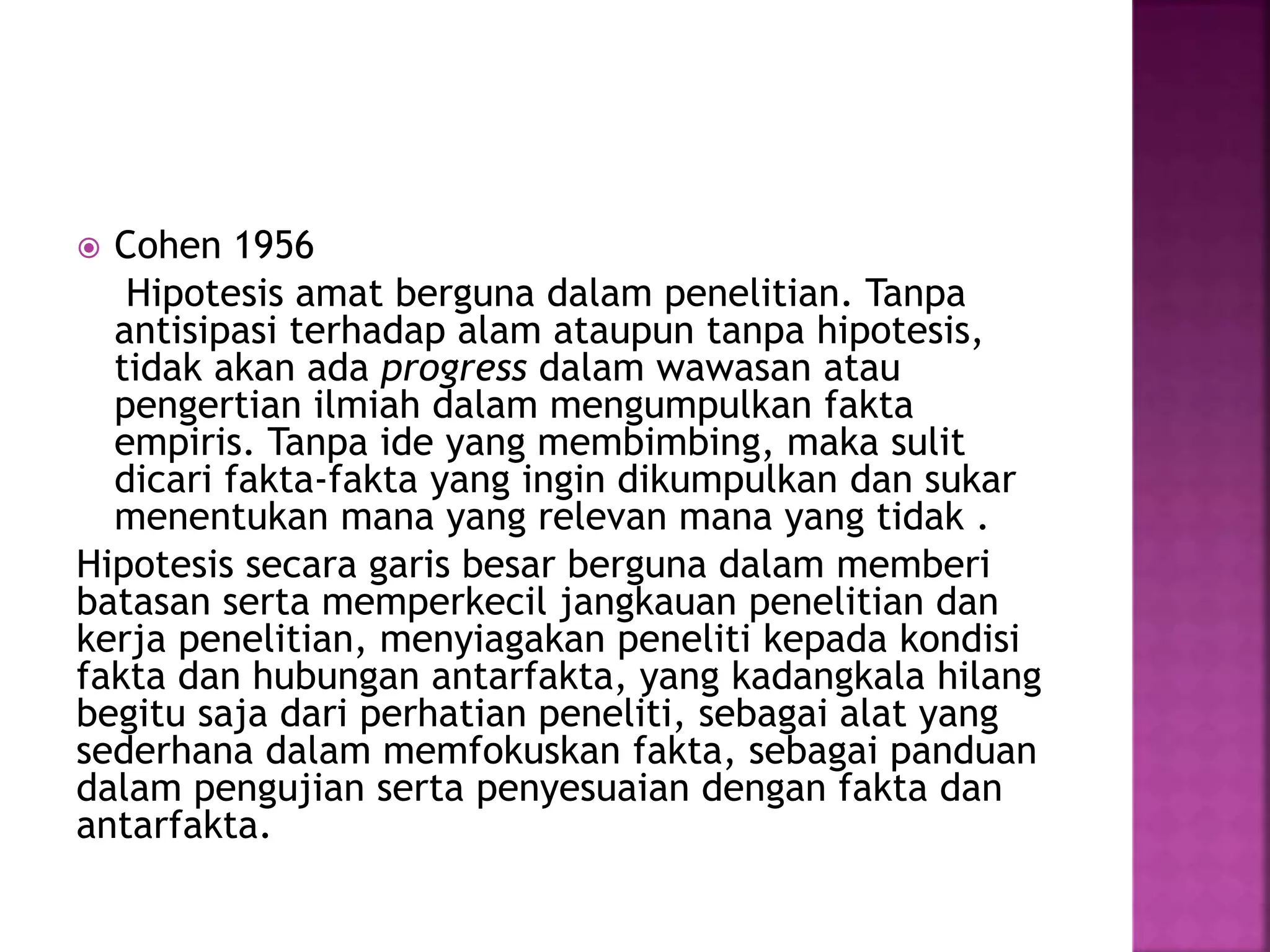 PPT Variabel dan hipotesis | PPTX