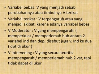 VARIABEL DAN HIPOTESIS.ppt