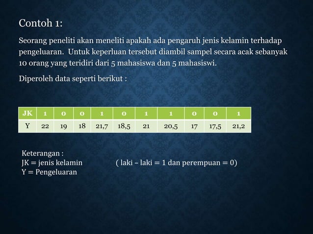 Ekonometrika Variabel Dummy | PPTX