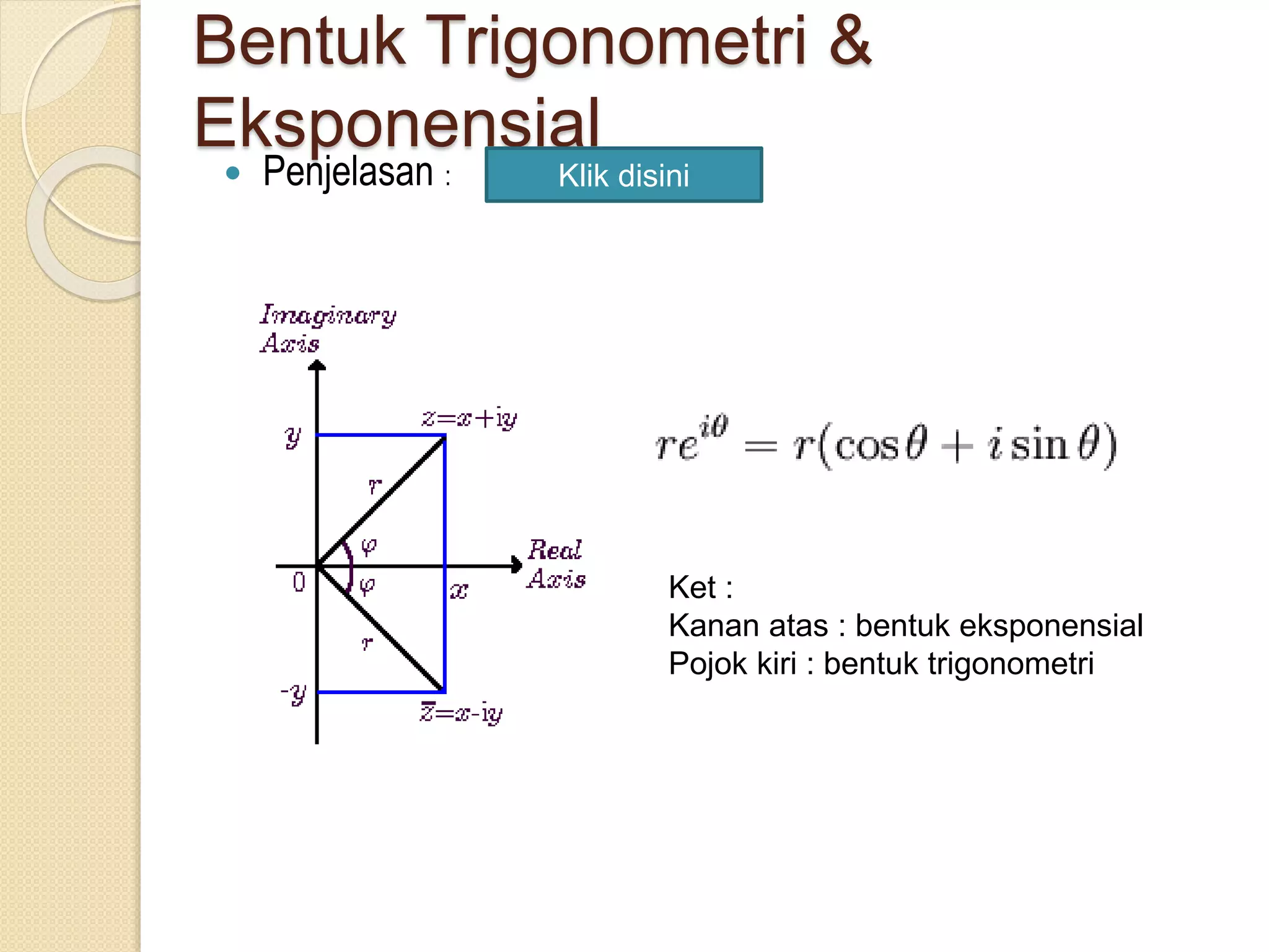 Variabel kompleks dan aplikasinya | PPTX