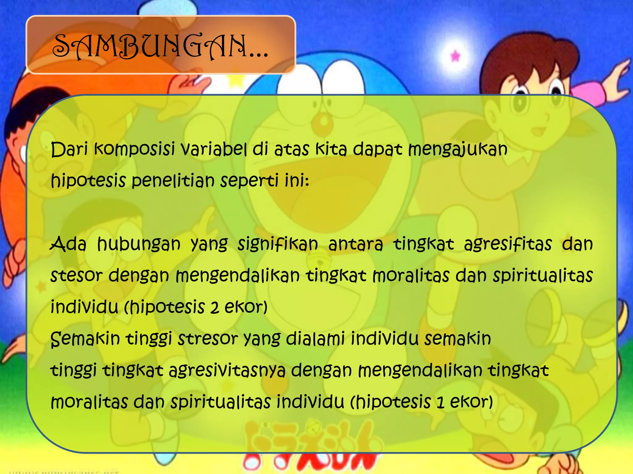 Variabel kontrol doraemon | PPTX