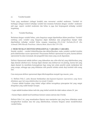 Variabel metodologi penelitian | DOCX