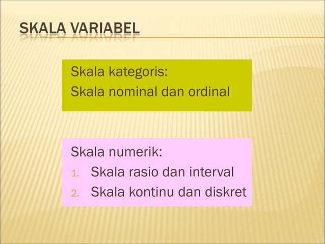 Variabel penelitian | PPT