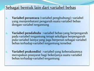Variabel penelitian | PDF