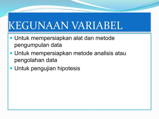 Variabel penelitian | PDF