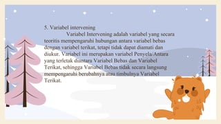 Ppt Metodologi Penelitian: 5. Variabel Penelitian | Kelas: 6B | Dosen ...
