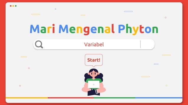 Basic Coding Variabel Di Bahasa Pemrograman Phyton Ppt
