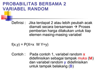 Variabel random | PPT
