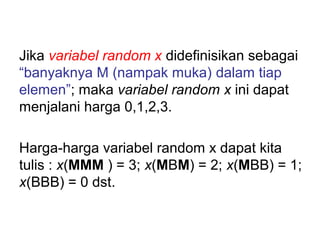 Variabel random | PPT