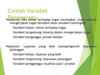 Variabel riset | PPT