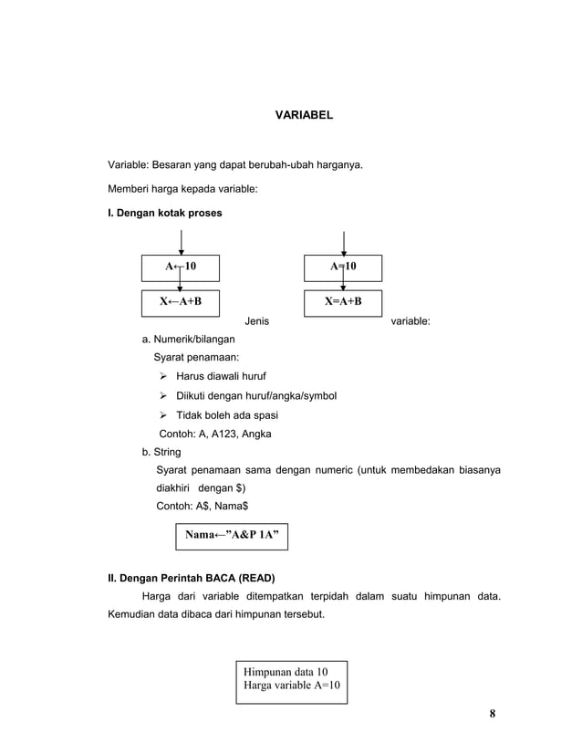 Variabel, Struktur Keputusan dan Alih Kontrol | PDF