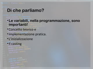 Variabili | ODP