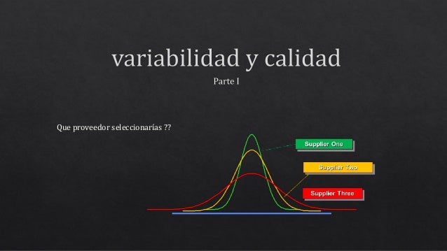 Variabilidad y calidad