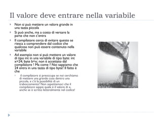 Variabili Java | PPT