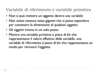 Variabili Java | PPT