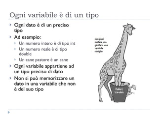 Variabili Java | PPT