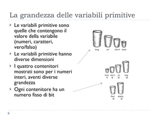 Variabili Java | PPT