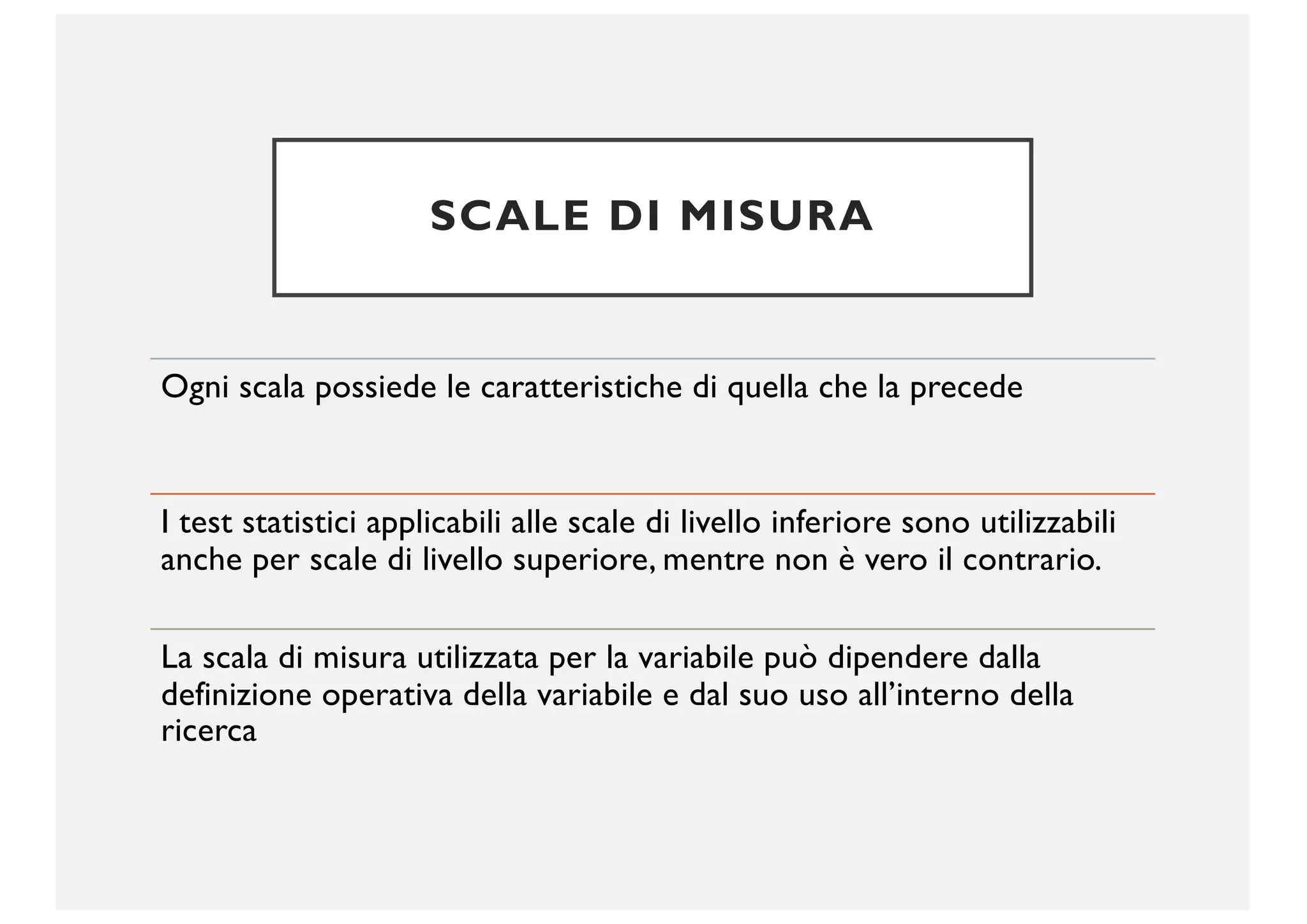 Variabili e scale di misurazione | PDF