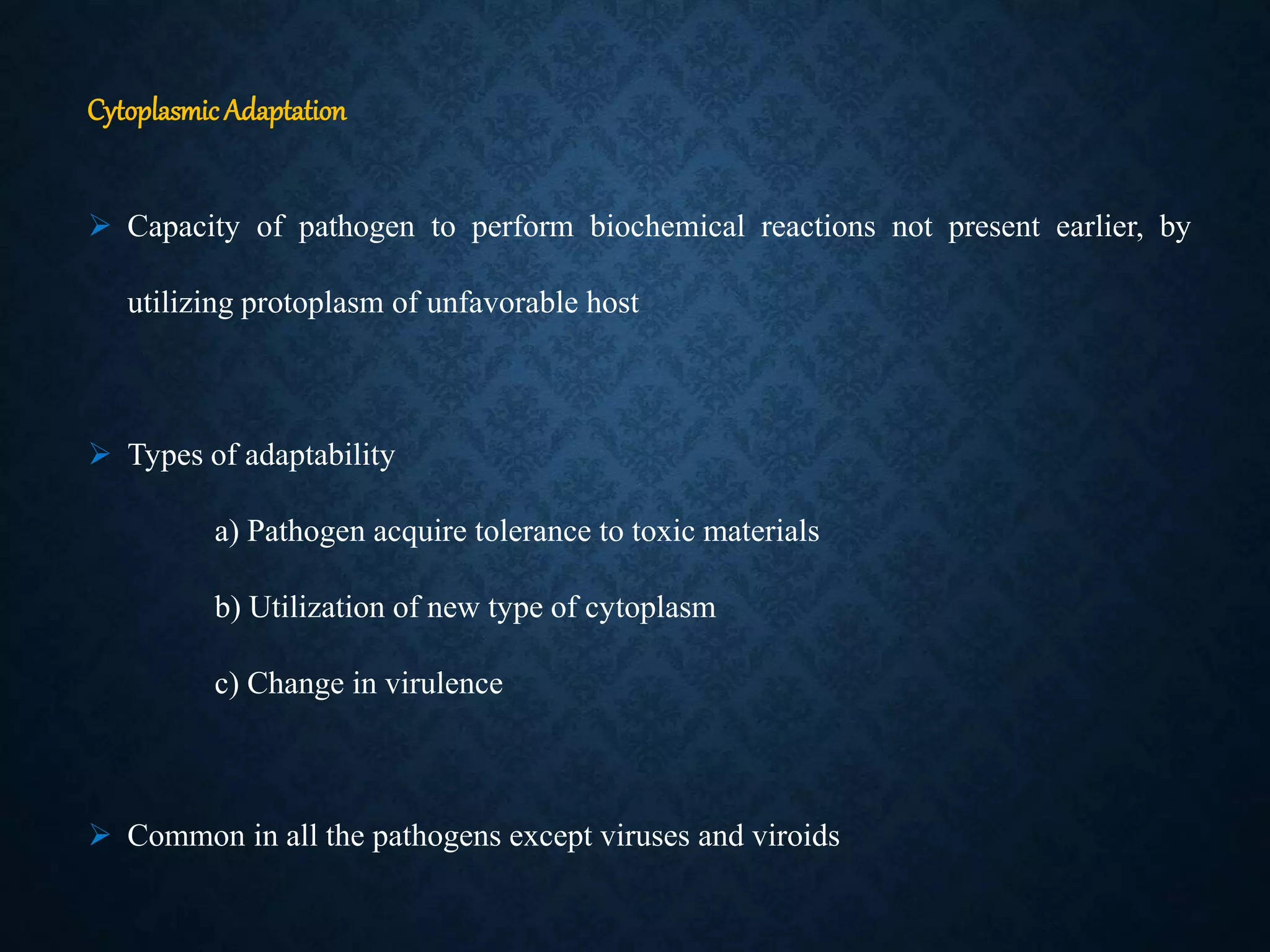 Variability in plant pathogens | PPTX