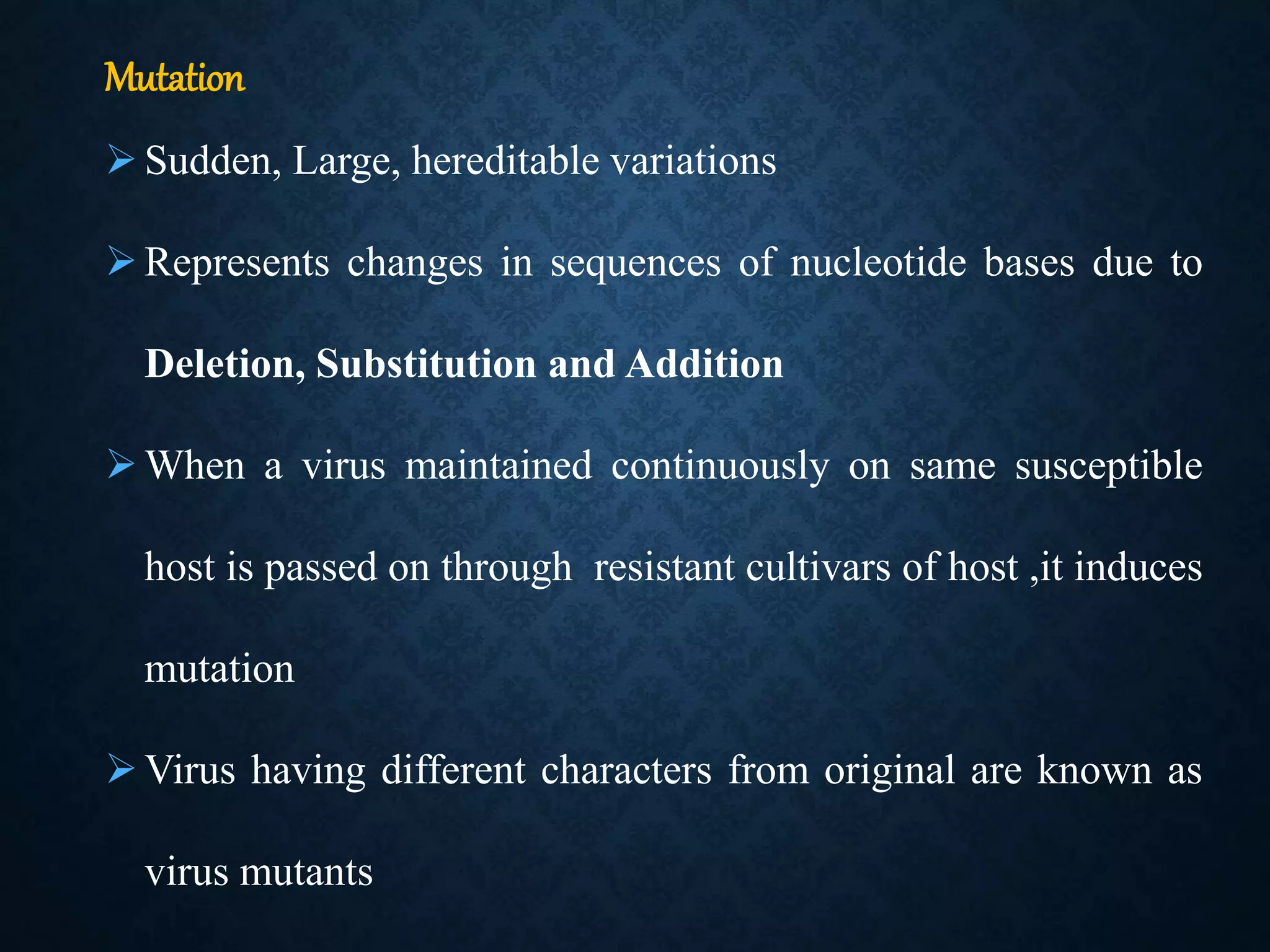 Variability in plant pathogens | PPTX