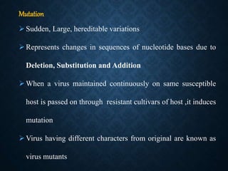 Variability in plant pathogens | PPTX