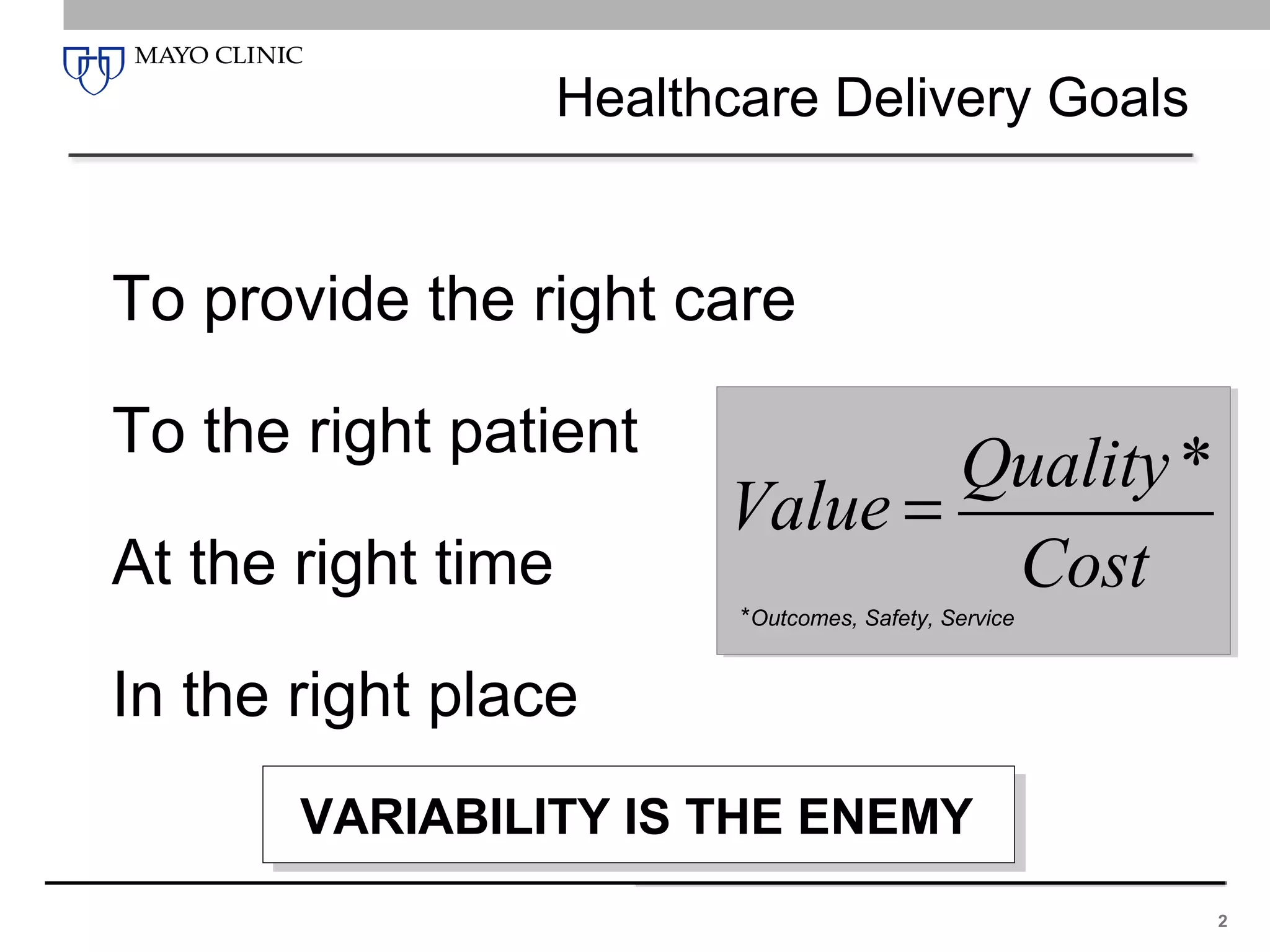 Re-engineering the Operating Room Using Variability Methodology to ...