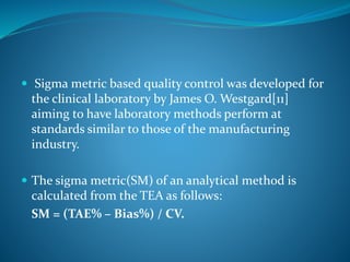 Variability of clinical chemistry laboratory results | PPT