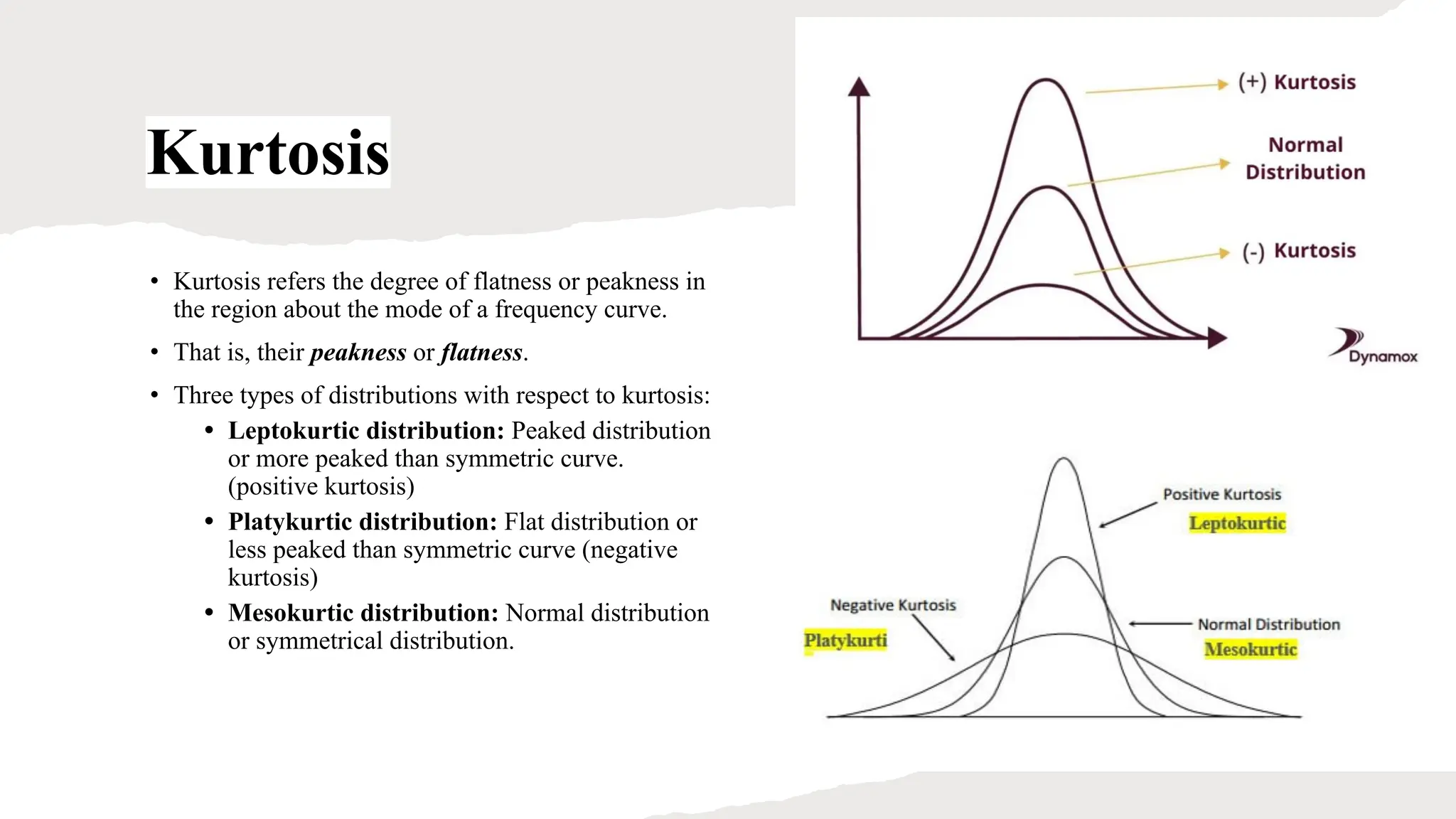 Variability, Skewness and Kurtosis in statistics | PPT