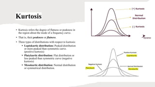 Variability, Skewness and Kurtosis in statistics | PPT