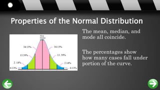 Variability, the normal distribution and converted scores | PPTX