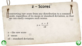 Variability, the normal distribution and converted scores | PPTX