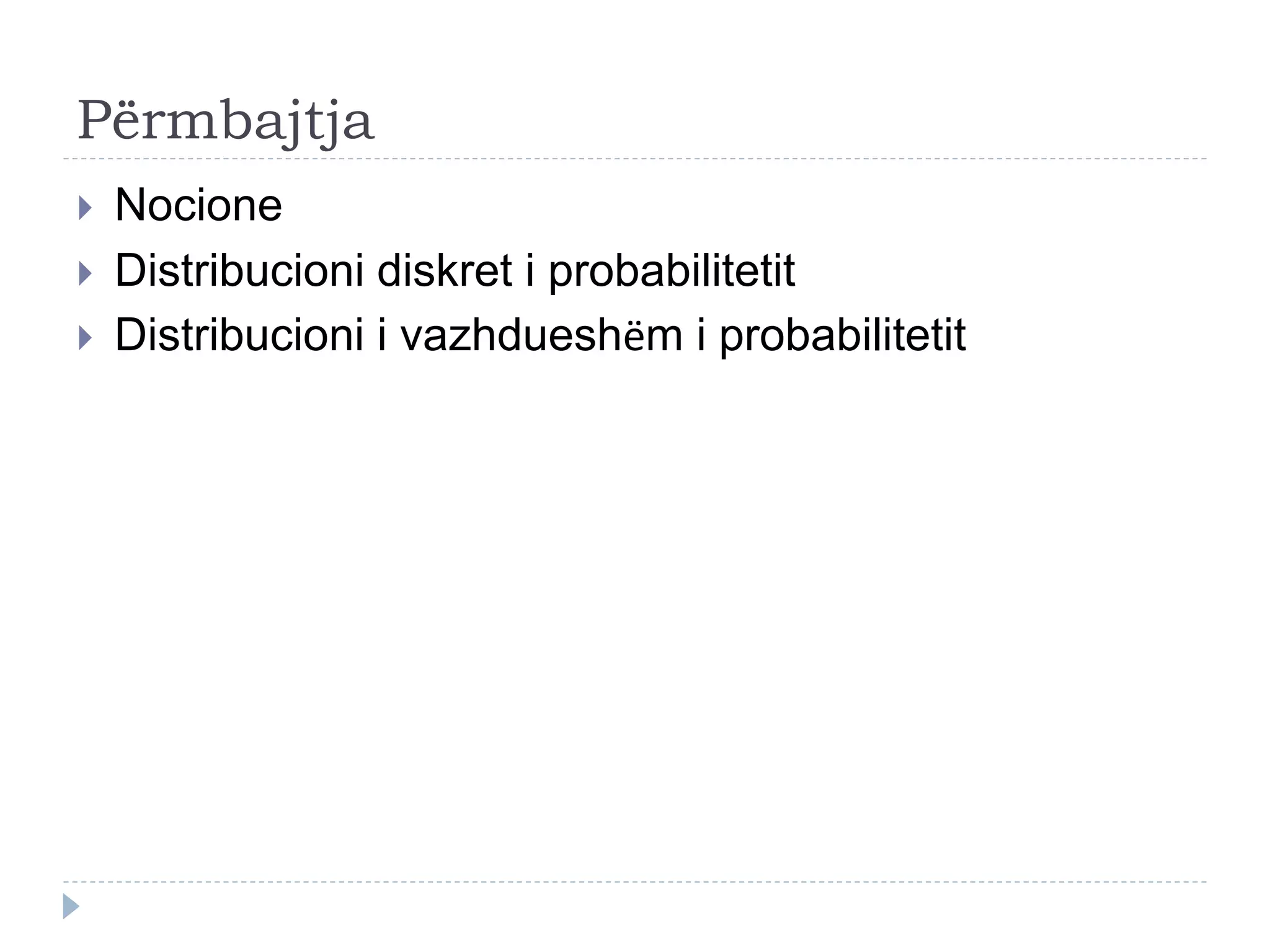 Variabla e rastësishme dhe distribucionet diskrete të probabilitetit ...