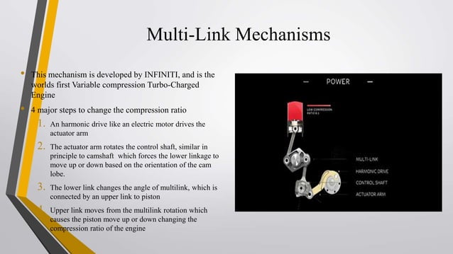 Variable compression ratio engine | PPTX | Auto Type | Automotive
