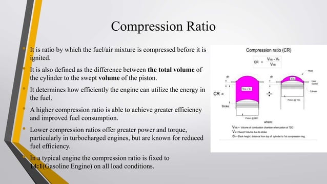 Variable compression ratio engine | PPTX | Auto Type | Automotive